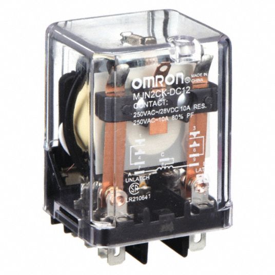OMRON, Socket Mounted, 10 A Current Rating, Latching Relay - 5ZH78 ...