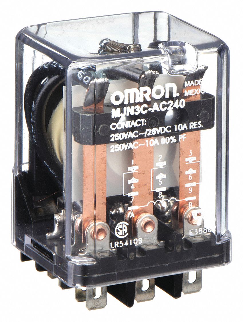 OMRON, Socket Mounted, 10 A Current Rating, General Purpose Relay ...