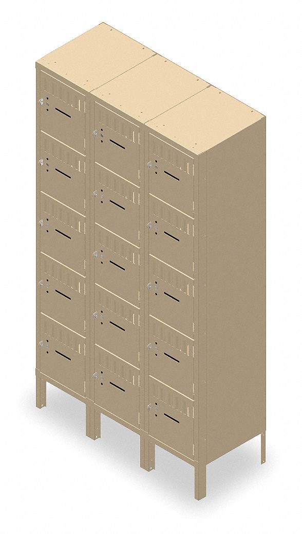 Locker,5 Tier - Grainger