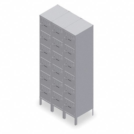 Locker,6 Tier - Grainger