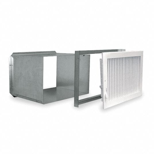 Duct Kit, For Use With Walls Up to 10 in Thick - Grainger