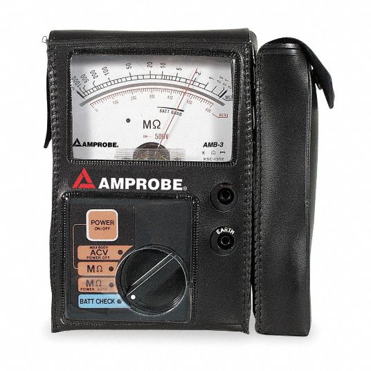 Analog Battery Operated Megohmmeter; Insulation Resistance Range: 1000 ...