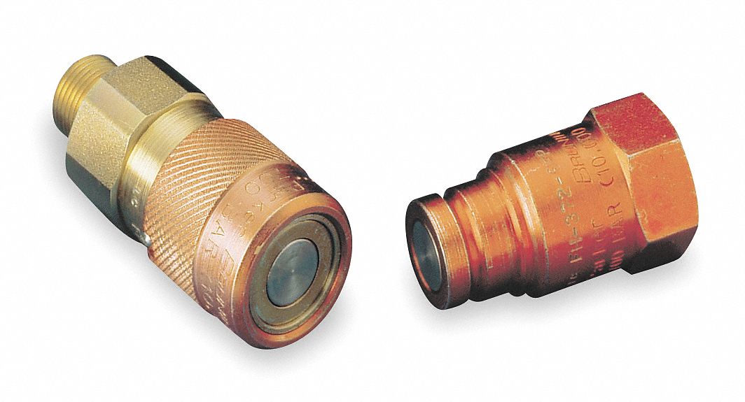 ENERPAC Hydraulic Quick Connect Hose Coupling: 3/8 in Coupling Size ...