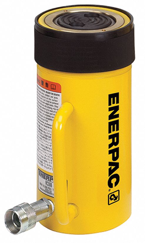 ENERPAC Hydraulic Ram: Single Acting, 50 ton Nominal Capacity, 4 in ...