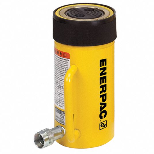 ENERPAC, Single Acting, 50 ton Nominal Capacity, Hydraulic Ram - 5ZL51 ...
