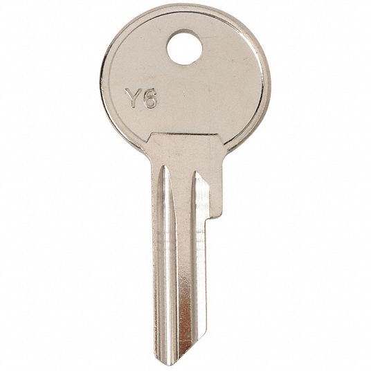 Compatible with Yale Locks, Key ID # Y6, Key Blank - 5ZLE7|5ZLE7 - Grainger