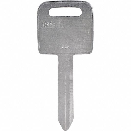 Key ID # 1588, Brass, Key Blank - 5ZLH3|5ZLH3 - Grainger