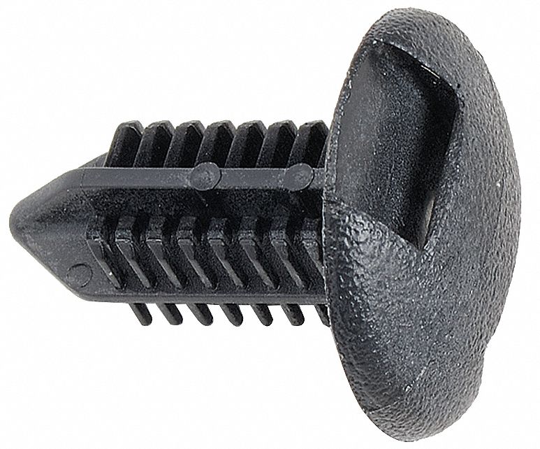 Metric, Ribbed, Push-In Rivet,Gray,Dome,16mm L,PK15 - 5ZLW9|5ZLW9 ...