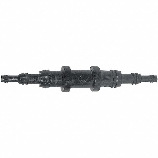 1/8 in ID x 1/4 in ID Fitting Size, Barbed, Barbed Fitting Coupling ...