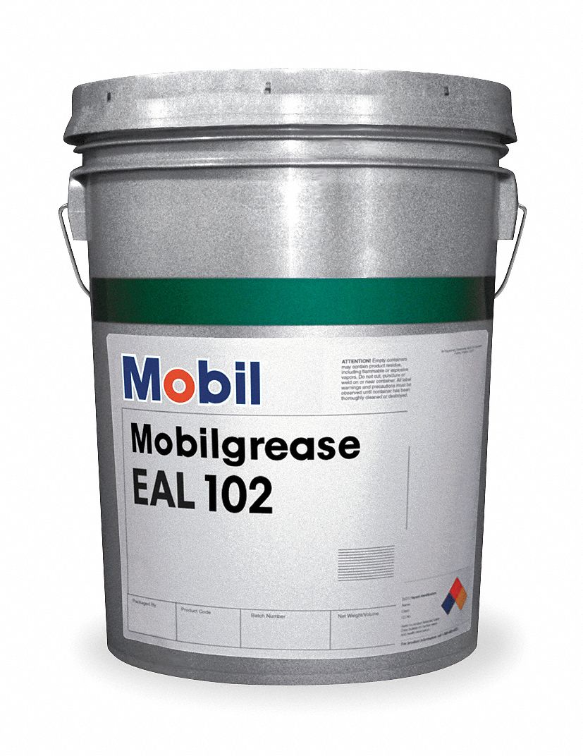 Mobilgrease® EAL 102, Tan, Multipurpose Biodegradable Grease, 35 lb, 2 ...