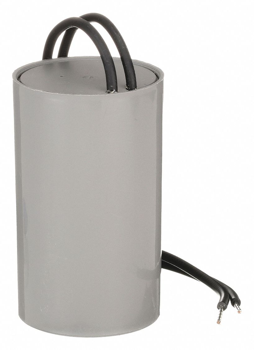 Dry-Film HID Capacitor, 17 MFD Rating, 400V, 1 3/4 in Diameter, 3 3/4 ...
