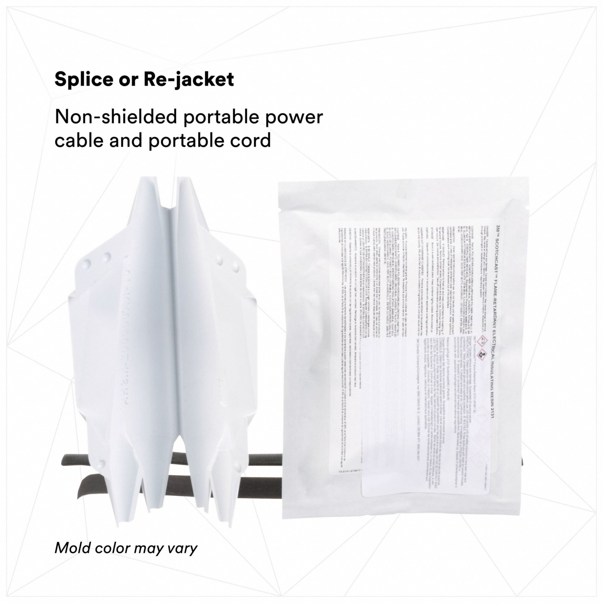 3M Resin Compound Splice Kit: Splice Termination - 5ZNK5|82-F2 - Grainger