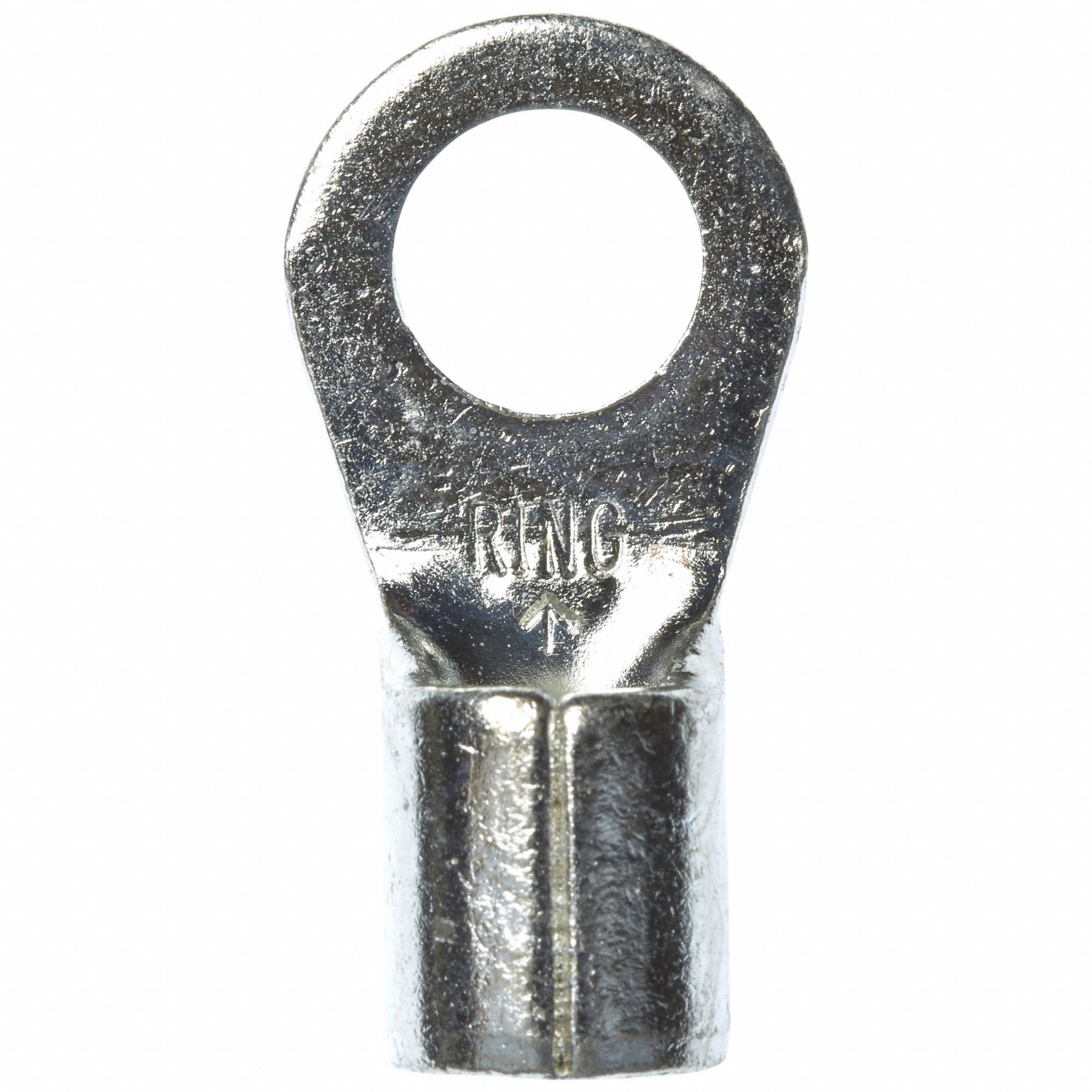 3M, Bare, 3/8 in Stud Size, Ring Terminal - 5ZNT2|M4-38RX - Grainger