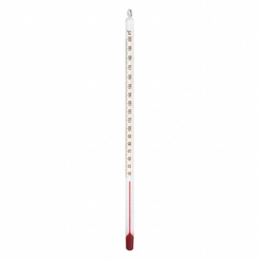 THERMCO, 35°C to 180°C, Full Immersion, Liquid In Glass Thermometer ...