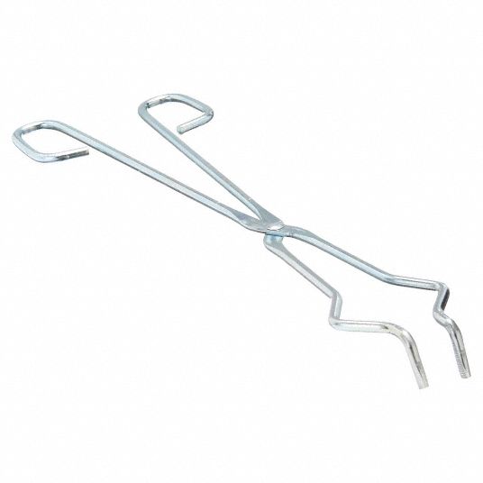 18 in Overall Lg, Steel, Crucible Tongs - 5ZPT6|5ZPT6 - Grainger