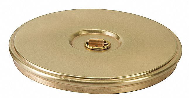7 7/8 in Overall Dia, Brass, Sieve Cover - 5ZPY4|5ZPY4 - Grainger