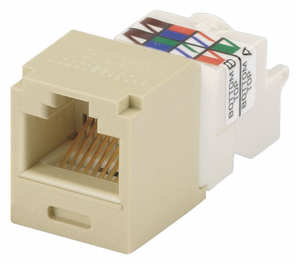 PANDUIT, Tool-Less, Category Jacks, Modular Jack - 5ZVX1|CJ688TPEI ...