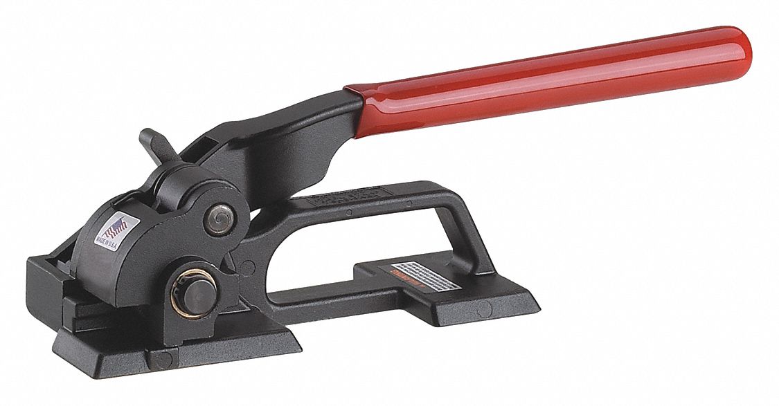 MIP Strapping Tensioner: Fits 3/8 in to 3/4 in Strap Wd, Fits .015 to ...