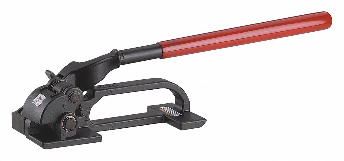 MIP Strapping Tensioner: Fits 3/4 in to 1 1/4 in Strap Wd, Fits .015 to ...