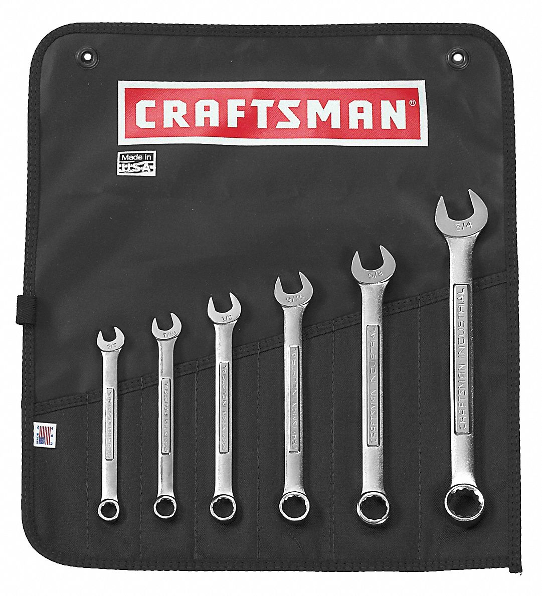 Combination Wrench Set, Satin - Grainger