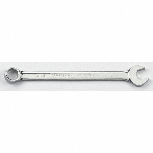 Combination Wrench, Alloy Steel, Full Polish, 13 in Overall Length ...