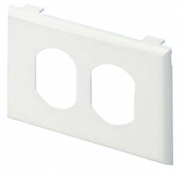 PANDUIT Plate: T-45, Plastic, White, 1 Gangs - 5ZWX6|T70PIW - Grainger