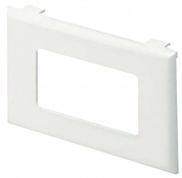 PANDUIT Plate: T-70, Plastic, White, 1 Gangs - 5ZWX7|T70PGIW - Grainger