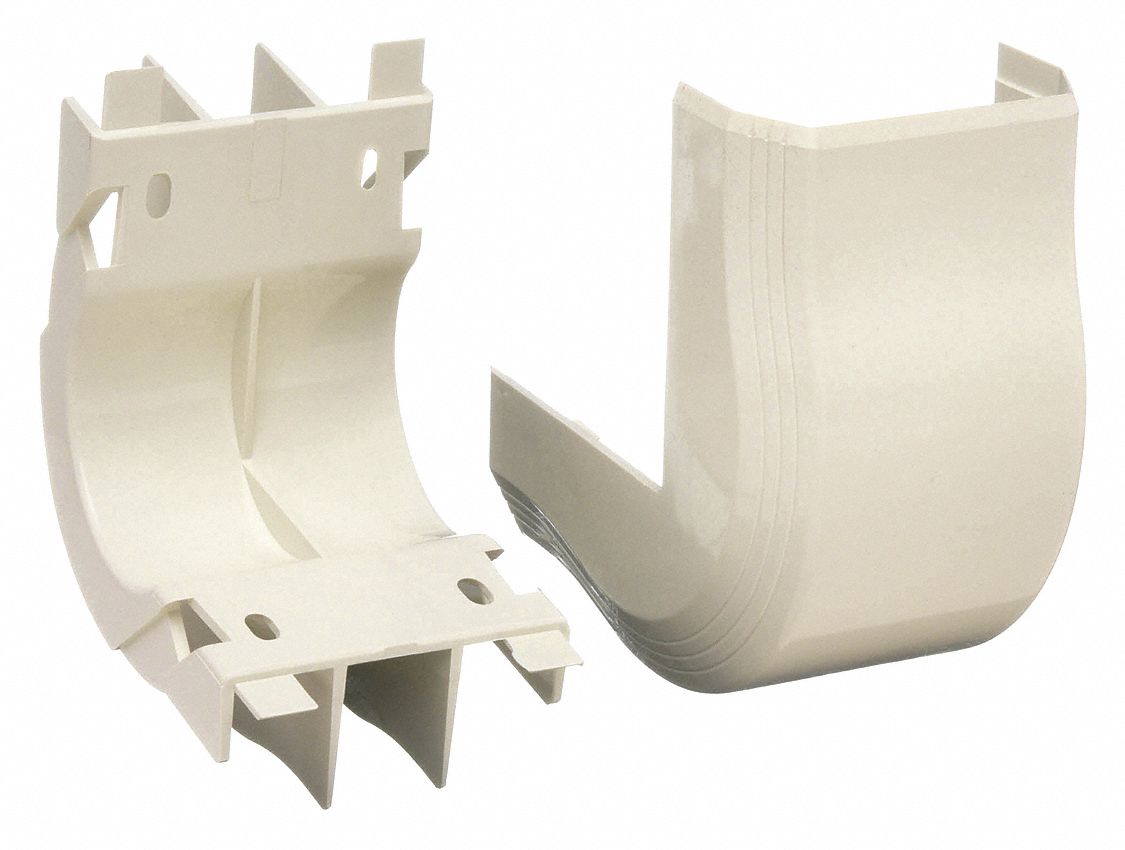 PANDUIT OUTSIDE CORNER, FOR T45 RACEWAYS, 2½ IN W, 1¼ IN H, PLASTIC ...