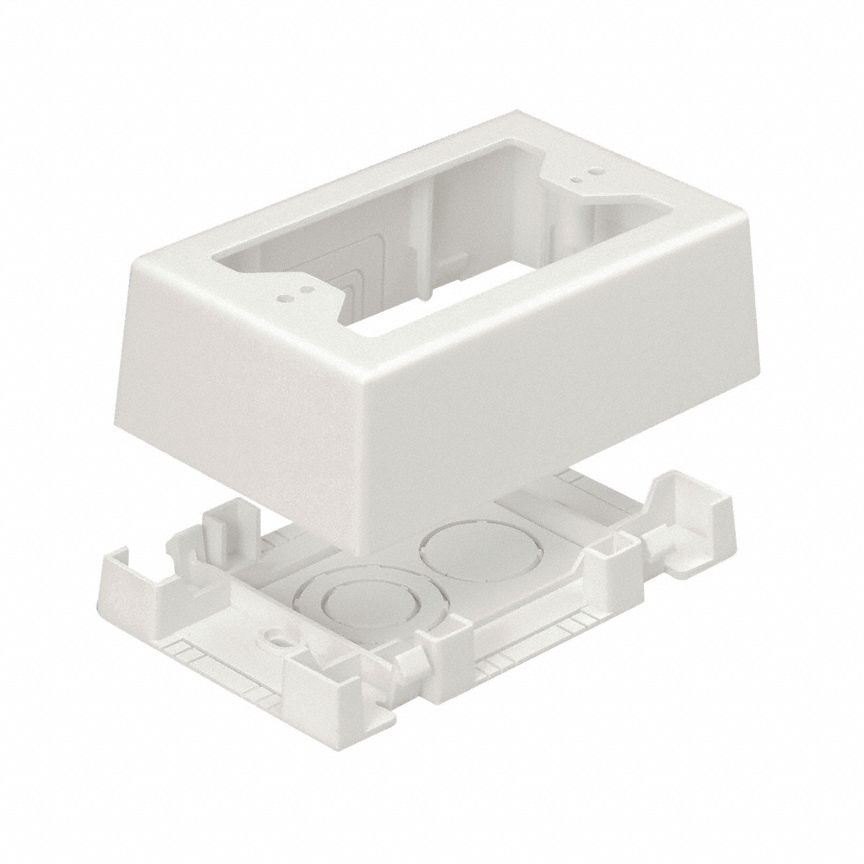 PANDUIT Junction Box: T-45, Plastic, White, 1 Gangs - 5ZWZ3|JBX3510IW-A ...