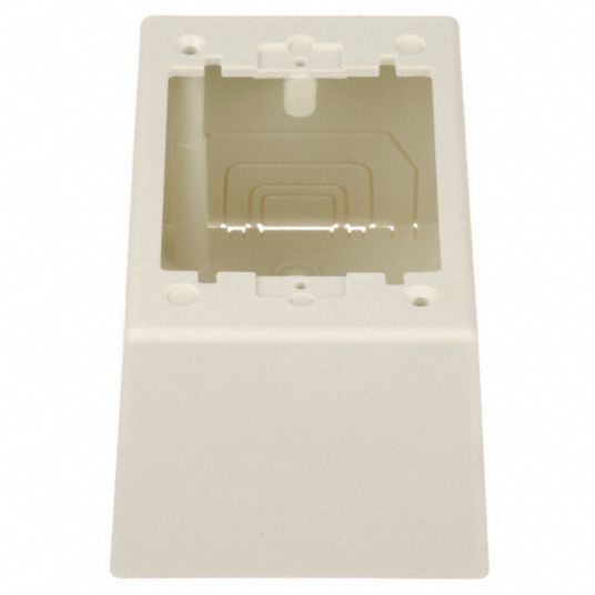 PANDUIT Deep Junction Box: T-45, Plastic, White, 1 Gangs - 5ZWZ6 ...