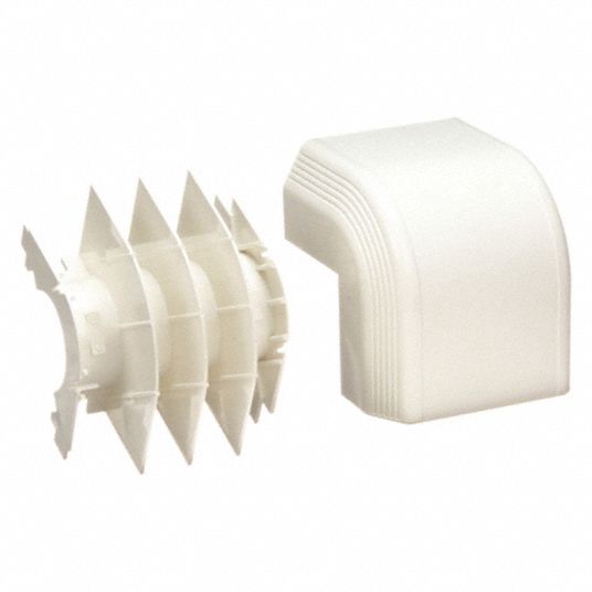 PANDUIT, T-70, 4 in Wd, Outside Corner - 5ZXA4|T70OCIW - Grainger