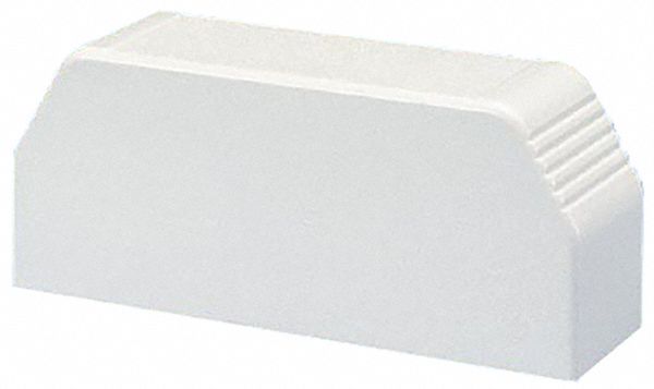 PANDUIT End Cap: T-70, 4 in Wd, 1 3/4 in Ht, Plastic, Off White - 5ZXC0 ...