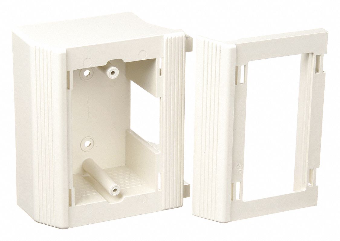 PANDUIT, T-70, Plastic, Workstation Outlet Center Offset Box - 5ZXC4 ...