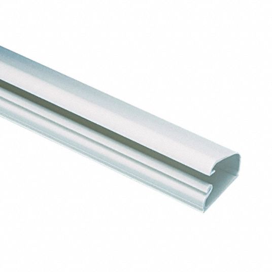PANDUIT Raceway: LD5, 1 in Wd, 5/8 in Ht, 96 in Lg, White - 5ZXD5 ...