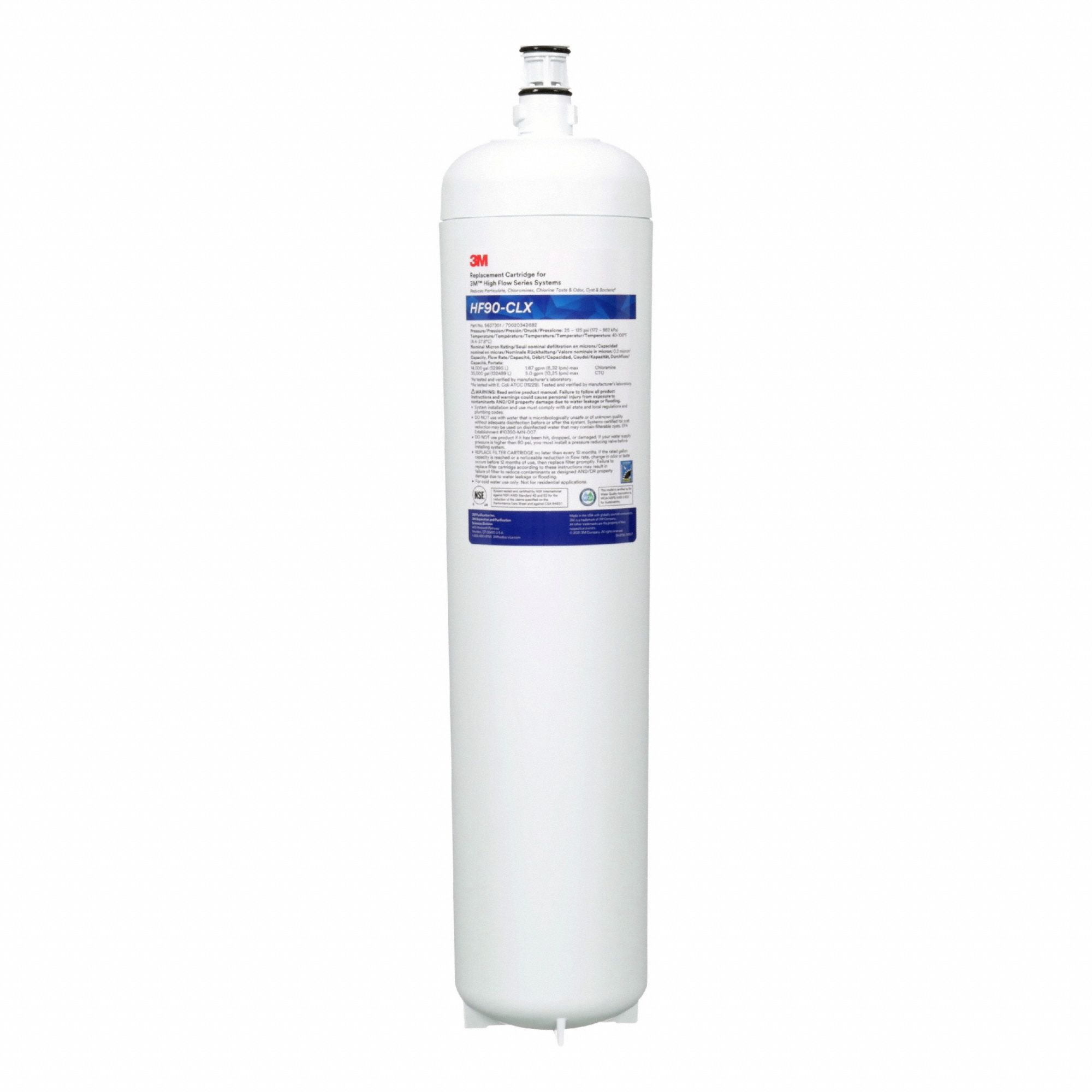 3M, 0.2 micron, 5 gpm, Quick-Connect Water Filter - 846CY3|HF90-CLX ...