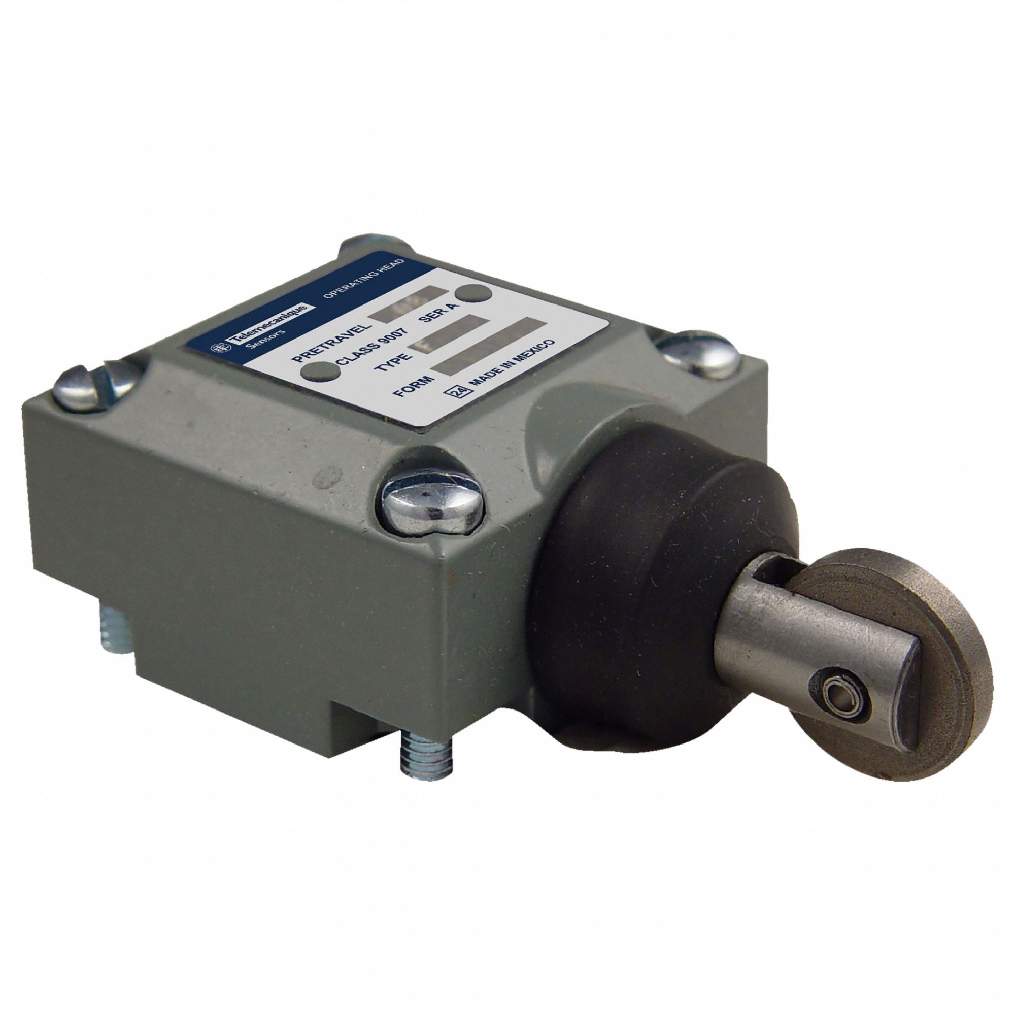 TELEMECANIQUE SENSORS, Roller Plunger, Side, Limit Switch Head - 2EG54|9007F - Grainger