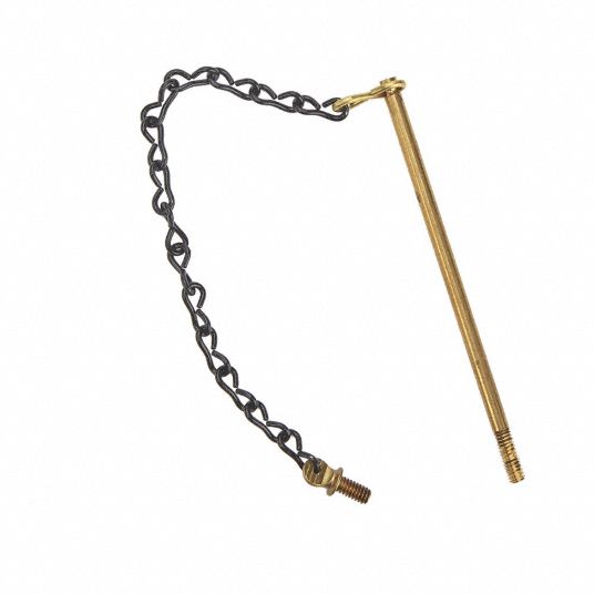 WATTS, Stem and Chain Assembly, Brass, Stem and Chain Assembly - 2ZDT3 ...