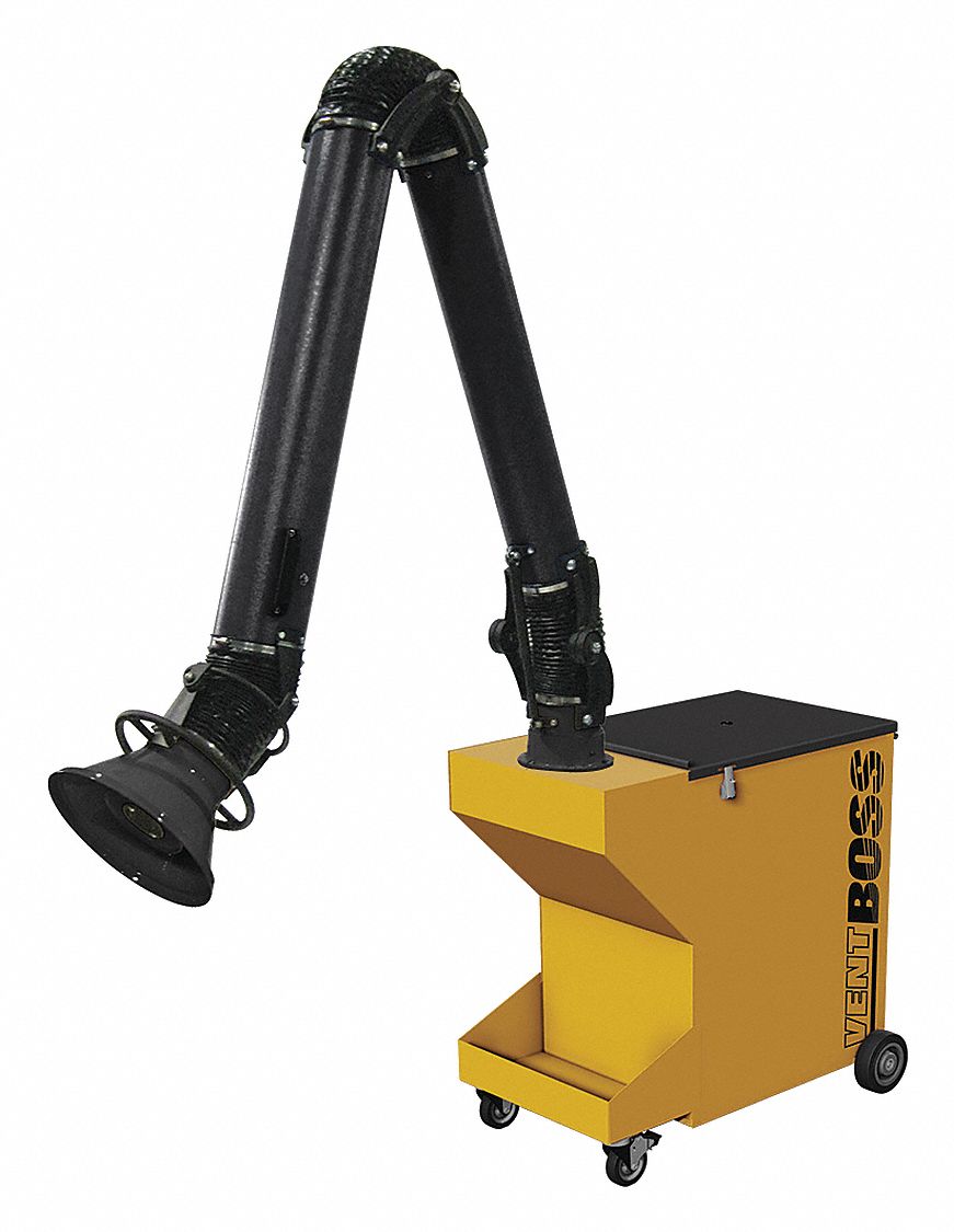 Portable Fume Extractor, Series 100 Series, Input Voltage: 110V, Air ...