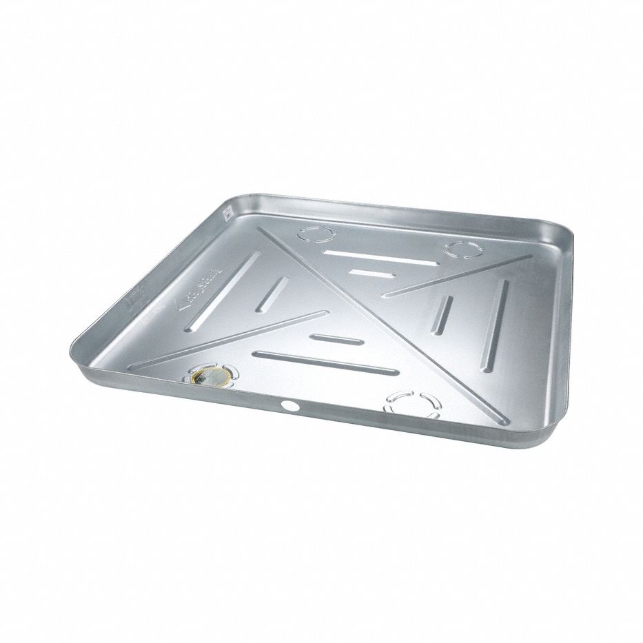 DIVERSITECH, 30 in L x 30 in W x 2 1/2 in D, Long and Short Sides ...