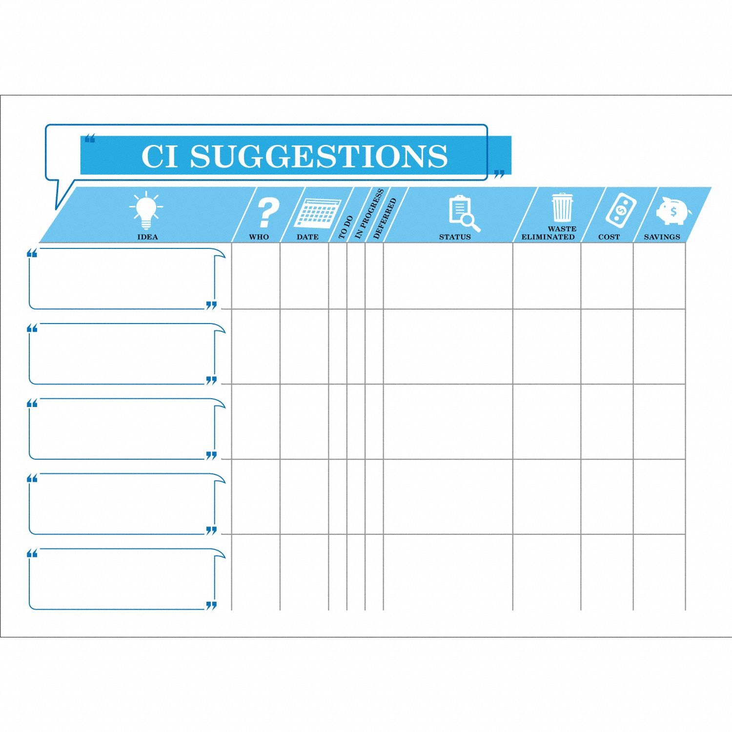 Plastic, 36 in Overall Ht, Lean Tracking Board - 463V55|60-1912-3648 ...