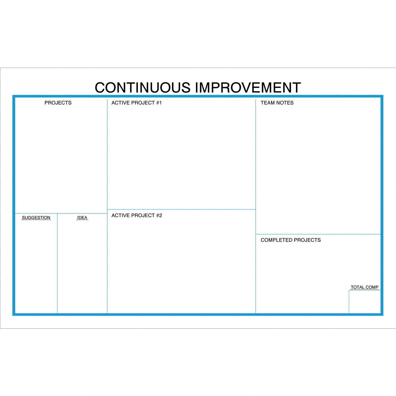 Steel, 48 in Overall Ht, Lean Tracking Board - 463V85|60-1930-4872-034 ...