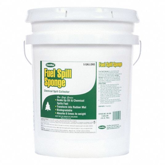 COMSTAR, Enzymes, 12 gal Volume Absorbed per Pkg., Fuel Spill Sponge ...
