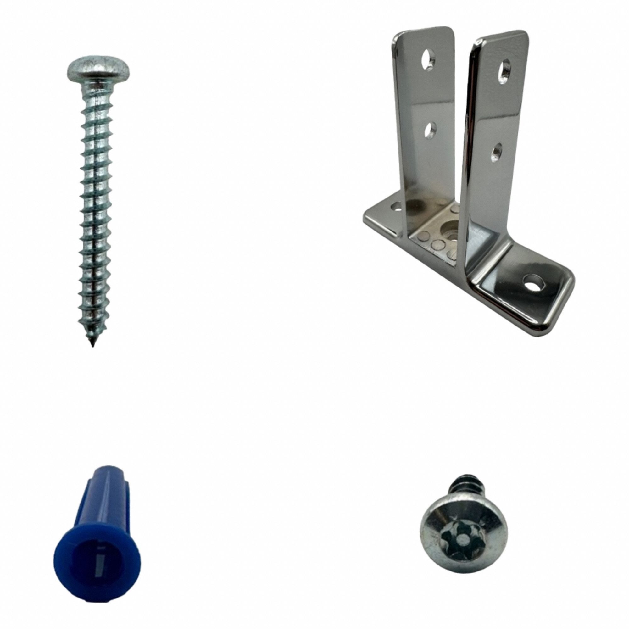 HADRIAN, Chrome Zamac, Chrome-Plated, Wall Hung Screen Kit - 879LJ3 ...