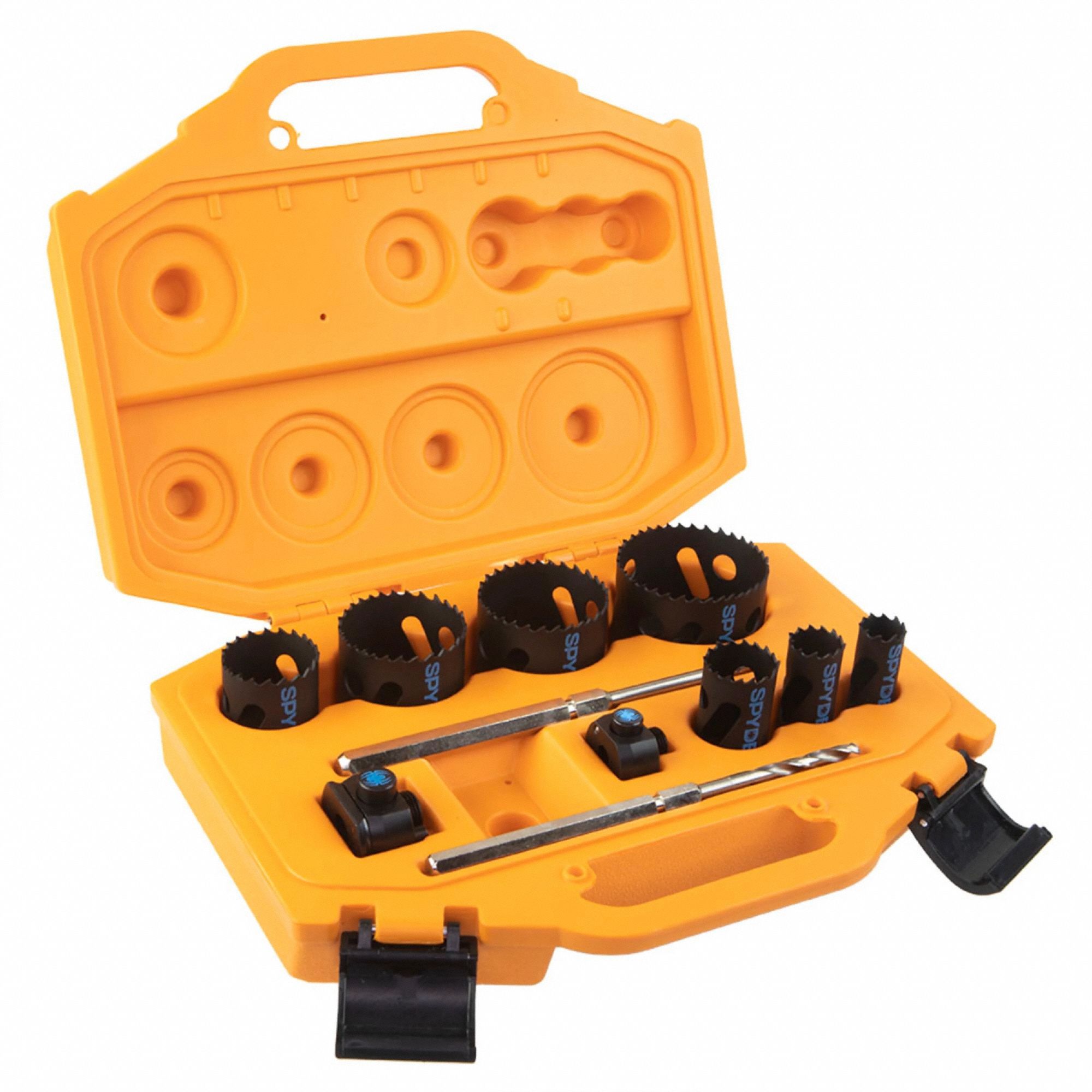 SPYDER, 11 Pieces, 1 7/8 in Max. Cutting Dp, Hole Saw Kit - 395VC7|600886 - Grainger