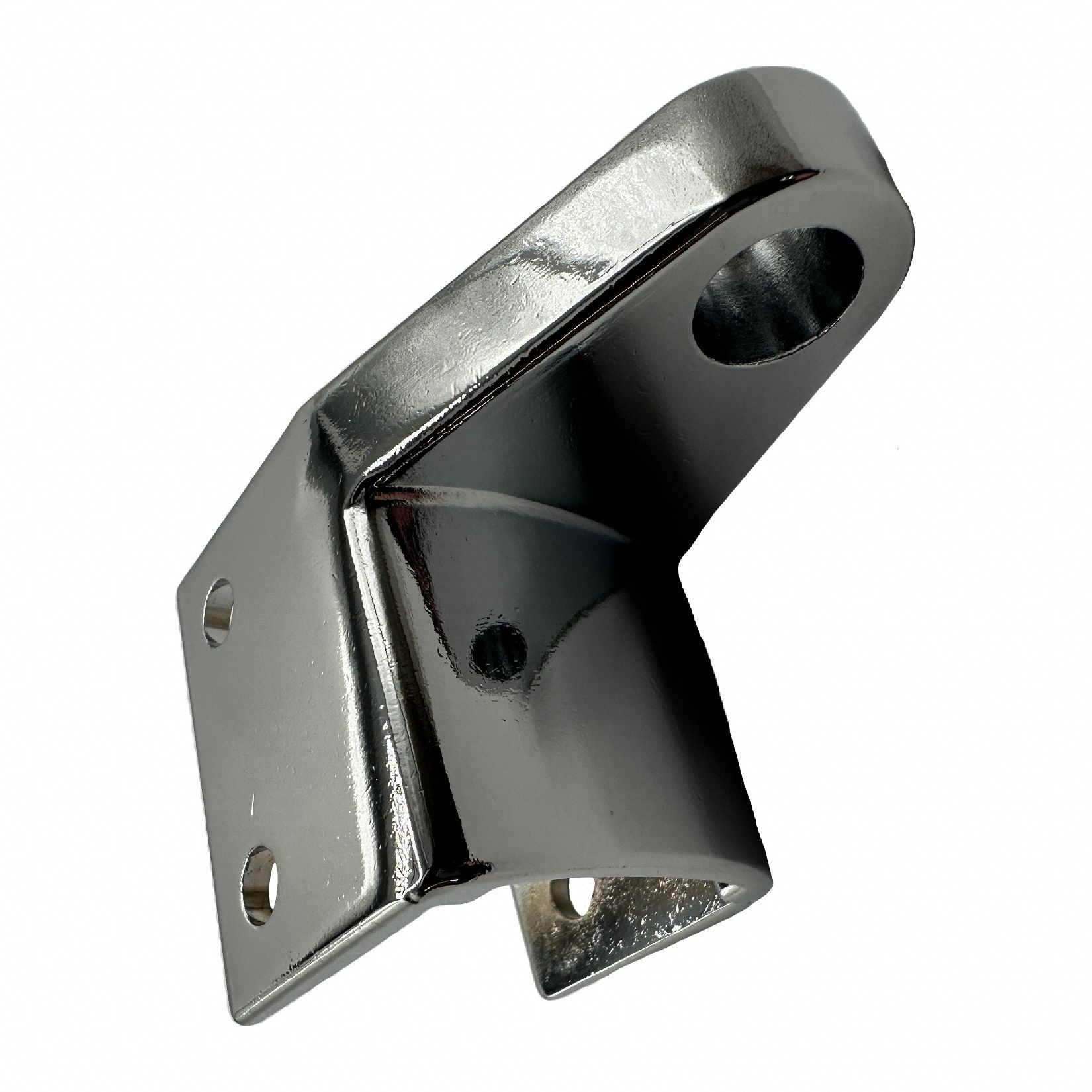 HADRIAN, Chrome Zamac, 1 7/8 in x 1 1/4 in x 2 7/8 in, Hinge Wrap ...