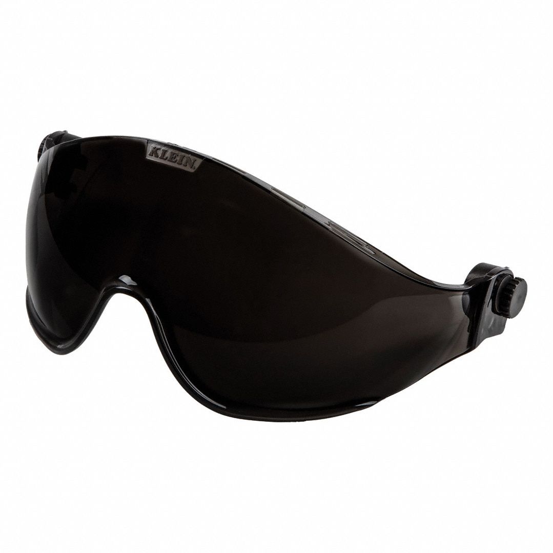 KLEIN TOOLS, Gray Lens Color, Anti-Fog, Hard Hat Visor - 807KL3 ...