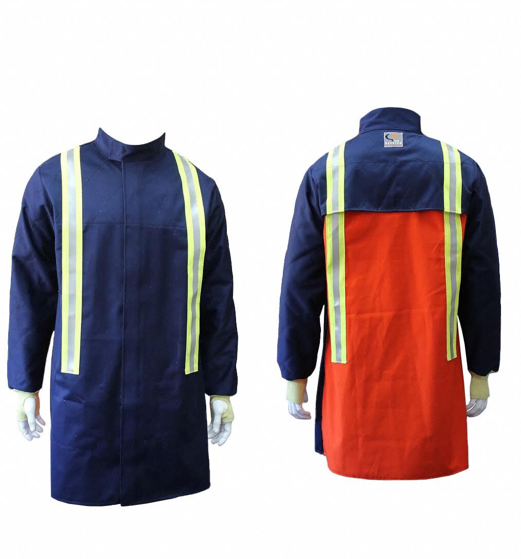 Jacket,Molten Splash Protection,40"L,2XL - Grainger