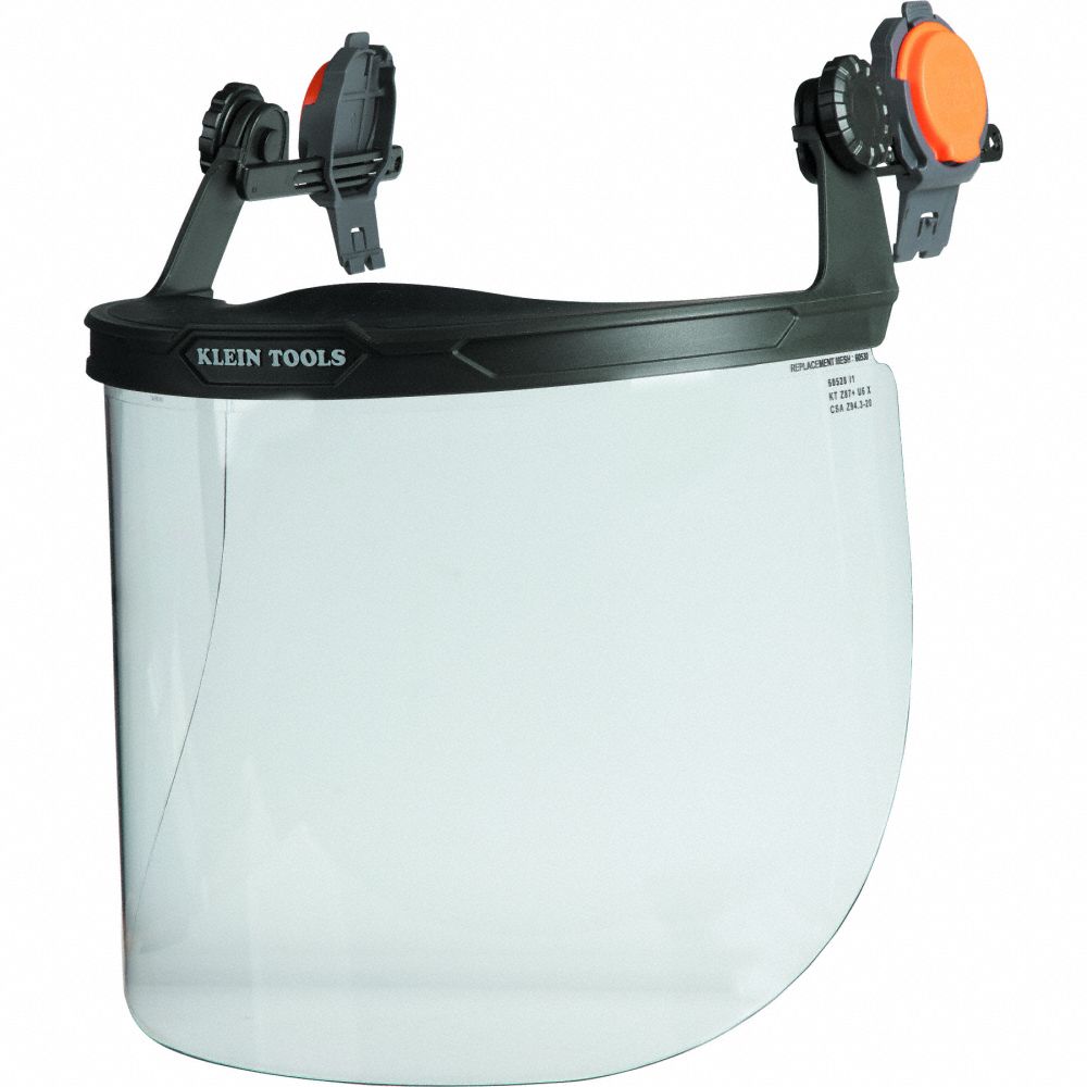 KLEIN TOOLS, Anti-Fog/Scratch-Resistant, Clear, Face Shield - 823ZM0 ...