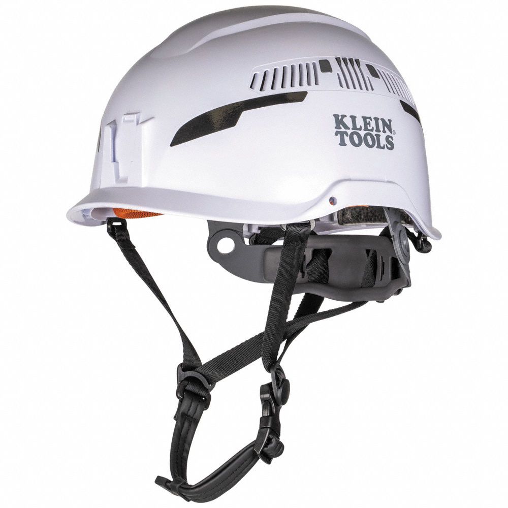 KLEIN TOOLS, White, No Graphics, Safety Helmet - 807HD8|60565 - Grainger