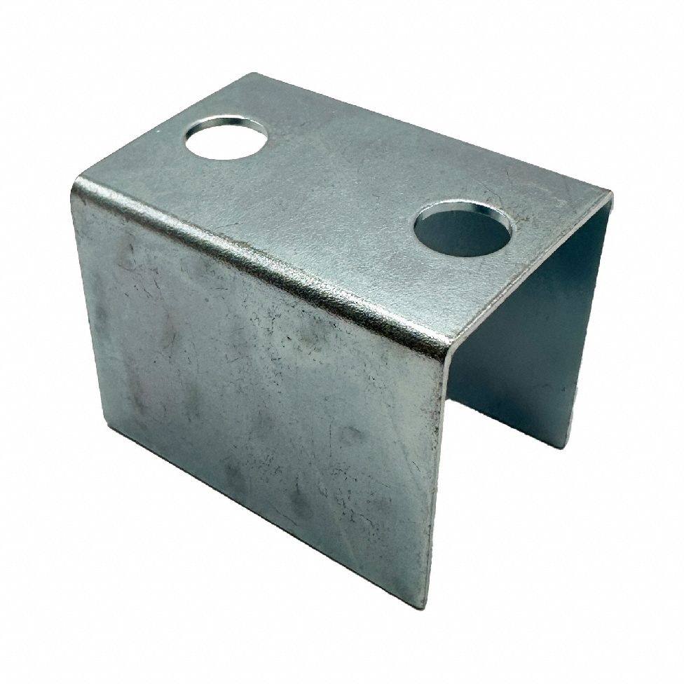 HADRIAN, Galvanneal, 1 1/4 in x 7/8 in x 1 in, Headrail Corner Clip ...